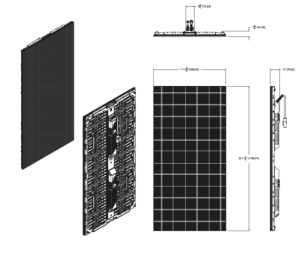 ROE Carbon CB5 5.77mm LED Tile 1x2 Rental - PRG Gear