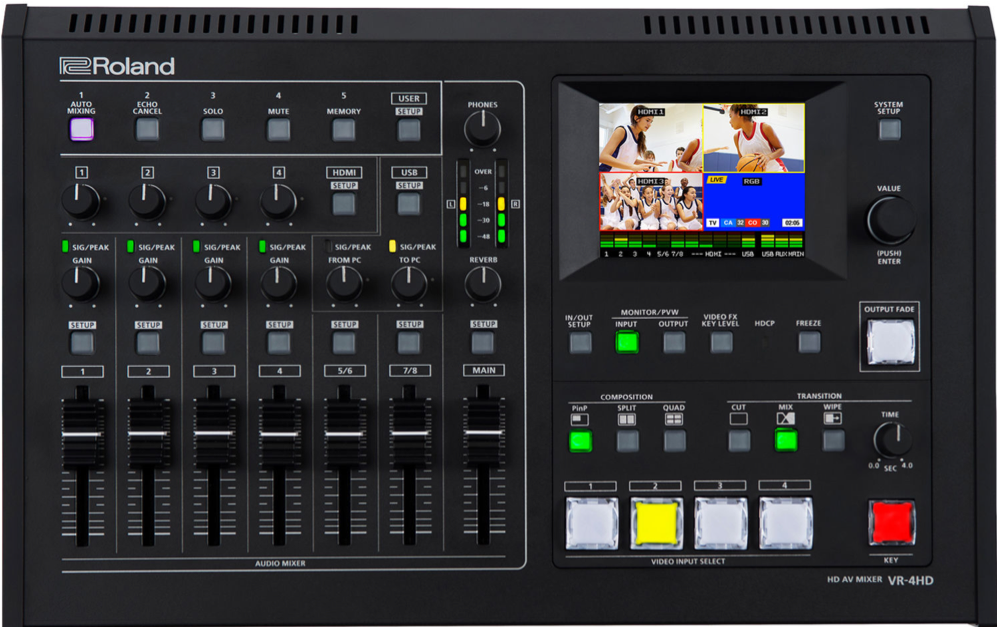 Roland VR-4HD HD AV Mixer Rental - PRG Gear
