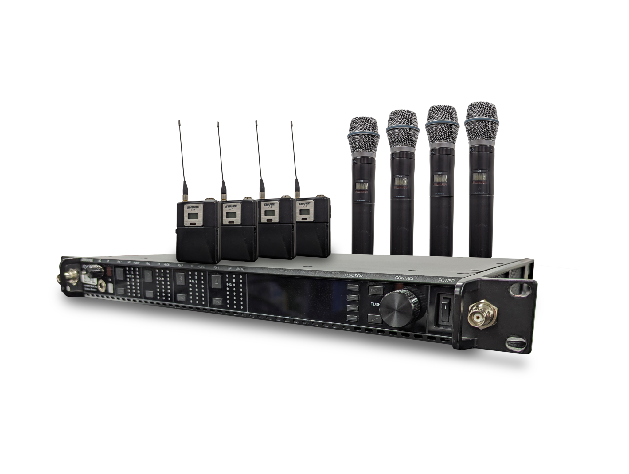 Shure Axient Digital AD4Q 4Ch Package Rental - PRG Gear